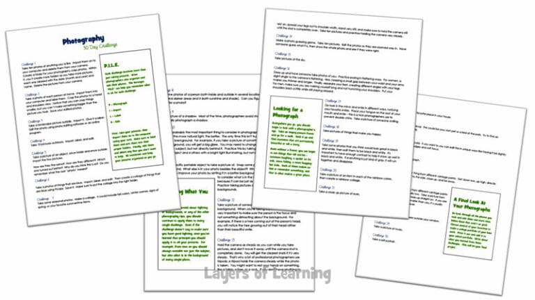 How To Teach Simple Photography To Kids - Layers of Learning