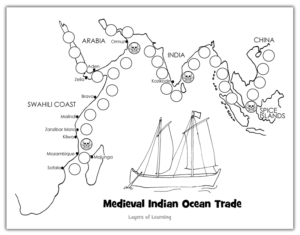 Medieval Indian Ocean Trade Routes