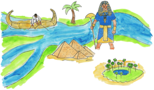 Color an Interactive Map of Ancient Egypt - Layers of Learning