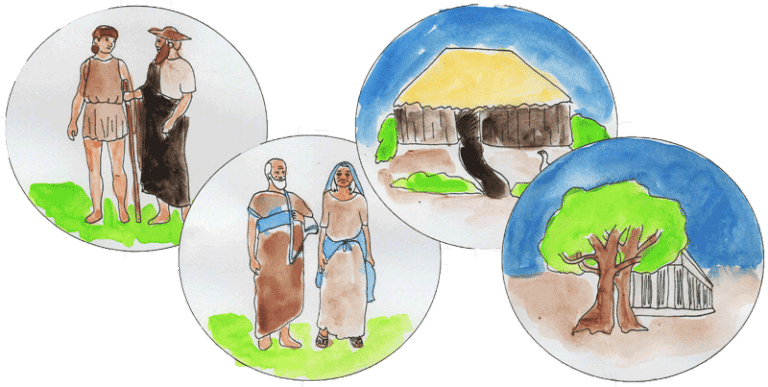 How To Make Baucis and Philemon Puppets, A Greek Myth - Layers of Learning