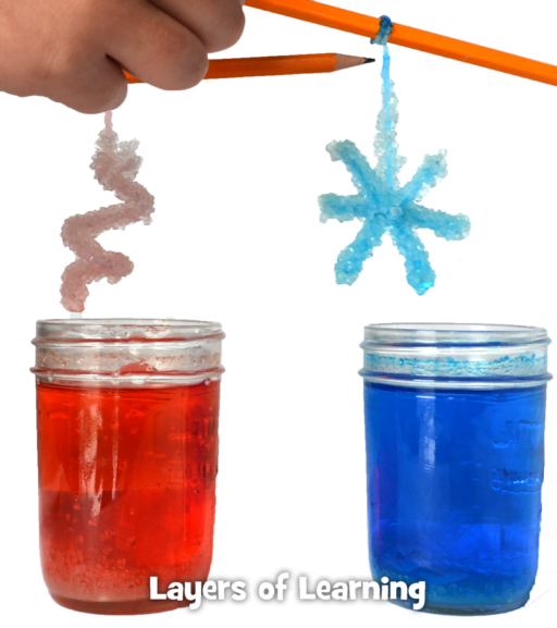 Growing Crystals Overnight - Layers of Learning