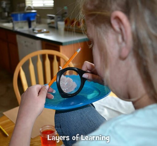 Growing Crystals Overnight - Layers of Learning