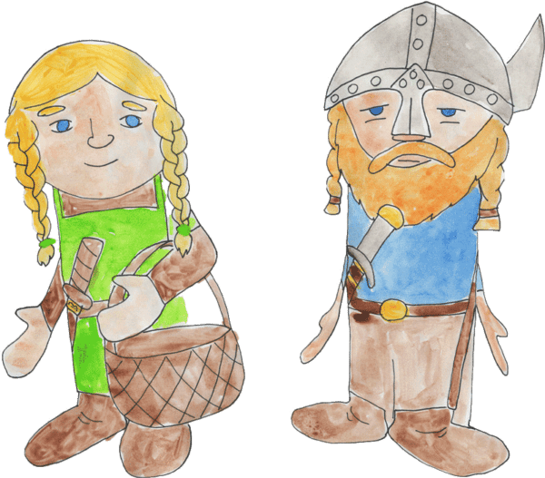 Map of the Viking World and a Viking People Craft - Layers of Learning