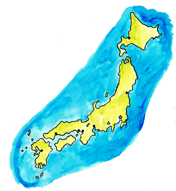 Printable Map of Japan