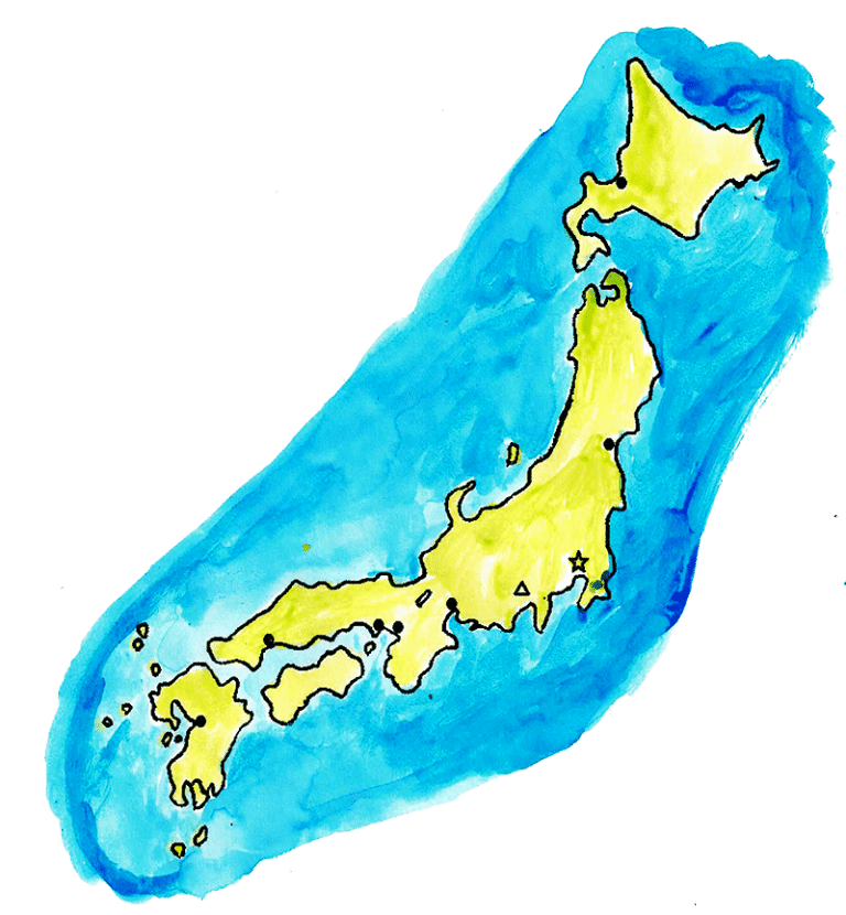 Printable Map of Japan