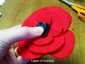 Veterans Day Poppy Craft - Layers of Learning