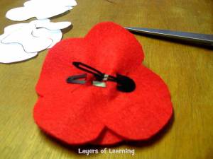 Veterans Day Poppy Craft - Layers of Learning