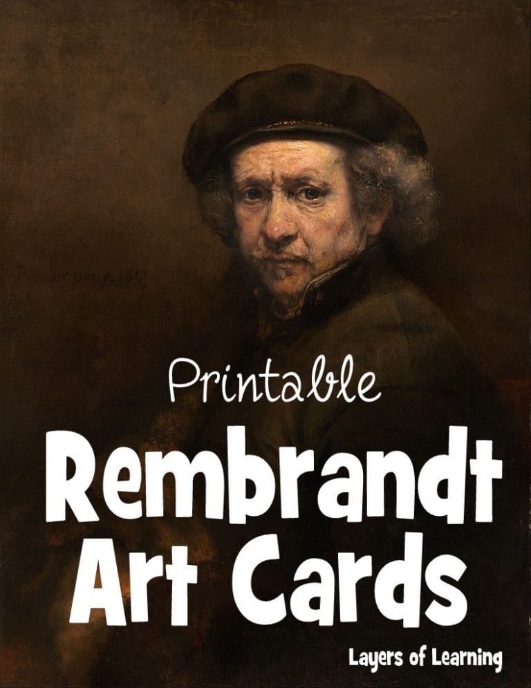 Free Printable Art Cards For Art Appreciation - Layers of Learning