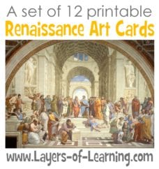Free Printable Art Cards For Art Appreciation - Layers of Learning