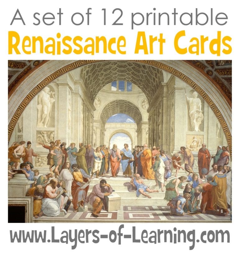 Free Printable Art Cards For Art Appreciation - Layers of Learning
