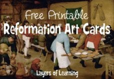 Free Printable Art Cards For Art Appreciation - Layers of Learning