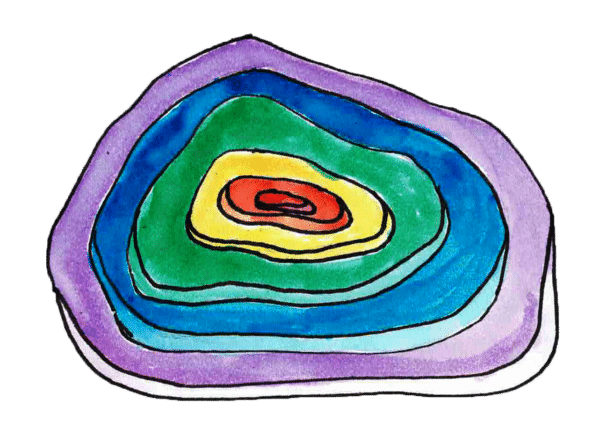 Colorful and Stunning Topographic Maps - Layers of Learning