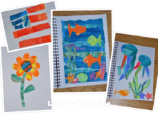 How To Create Painted Collage Art With Your Kids - Layers of Learning