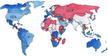 Mapping the Titans of the Cold War World - Layers of Learning