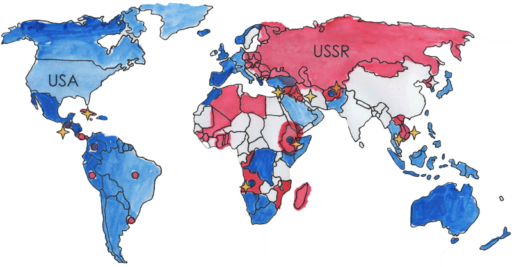 Mapping the Titans of the Cold War World - Layers of Learning