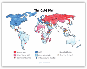 Mapping the Titans of the Cold War World - Layers of Learning