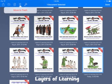 How to Use a Tablet With Layers of Learning Units - Layers of Learning