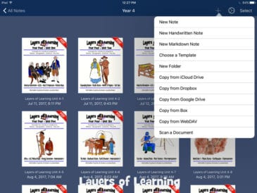 How to Use a Tablet With Layers of Learning Units - Layers of Learning