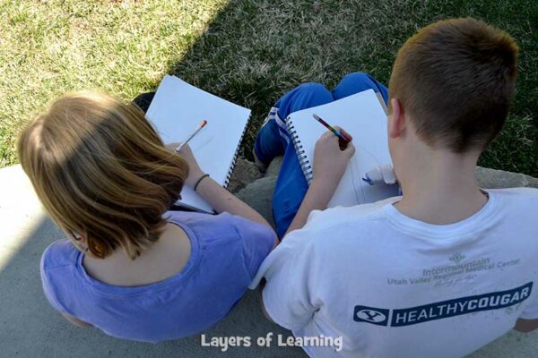 How To Draw - An Art Lesson Warm-Up Activity - Layers of Learning