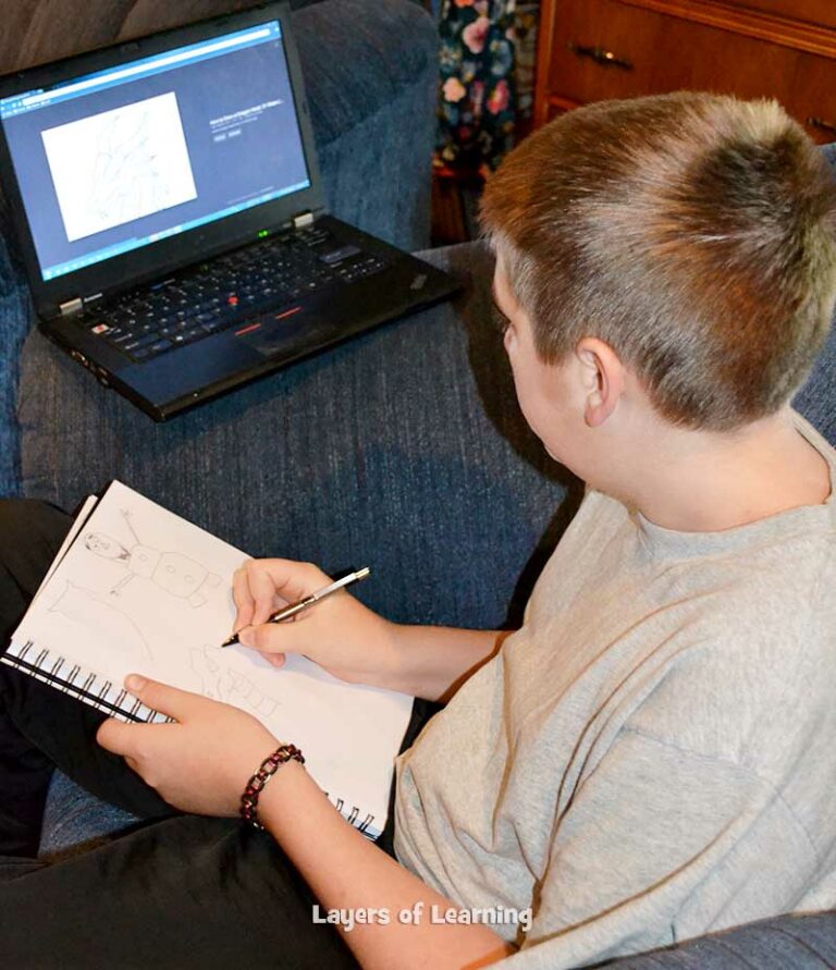 How To Draw - An Art Lesson Warm-Up Activity - Layers of Learning