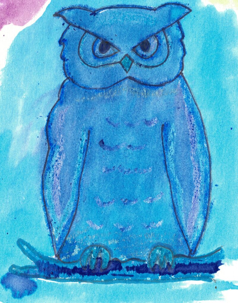 How To Create Moody One Color Paintings - Layers of Learning