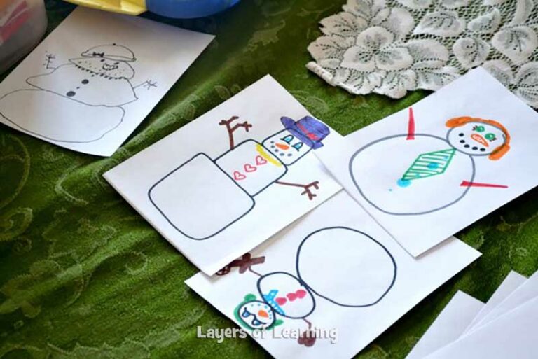 How To Draw - An Art Lesson Warm-Up Activity - Layers of Learning