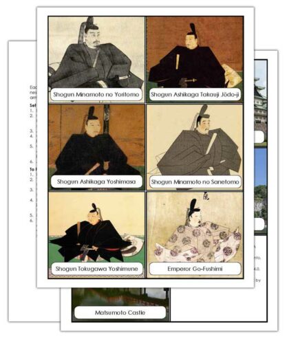 Print and Play the Free “Japanese Shoguns” Game