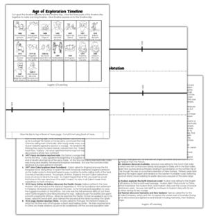 Age of Exploration Printable Timeline