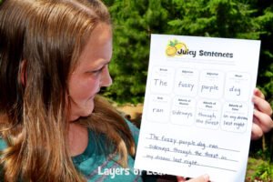 Descriptive Writing with Juicy Sentences - Layers of Learning
