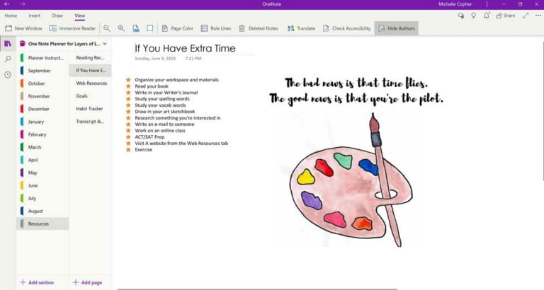 Layers of Learning OneNote Planner - Layers of Learning