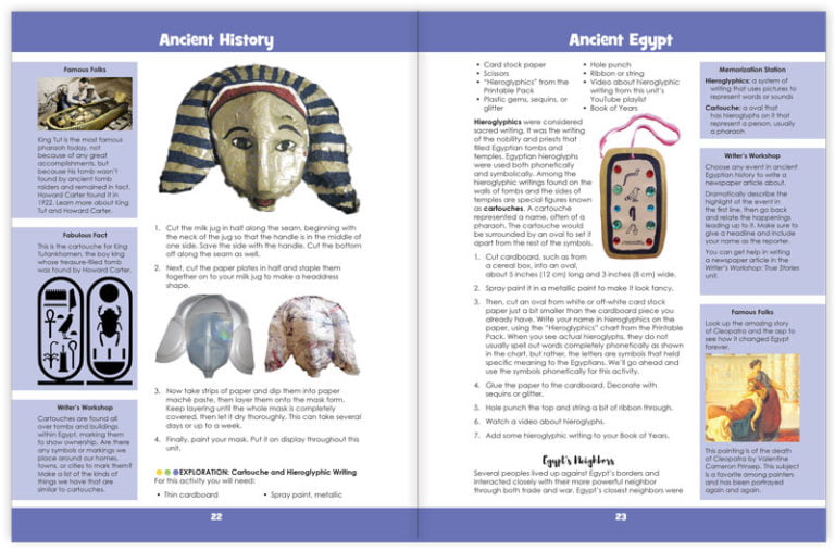 Ancient History: A Family-Style History Program - Layers of Learning